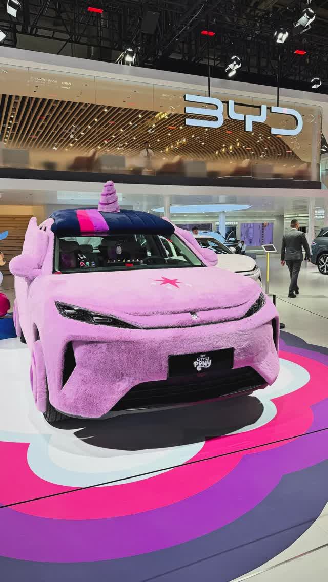 Шоу-кар BYD Atto 3 My Little Pony Edition: когда электромобиль становится арт-объектом