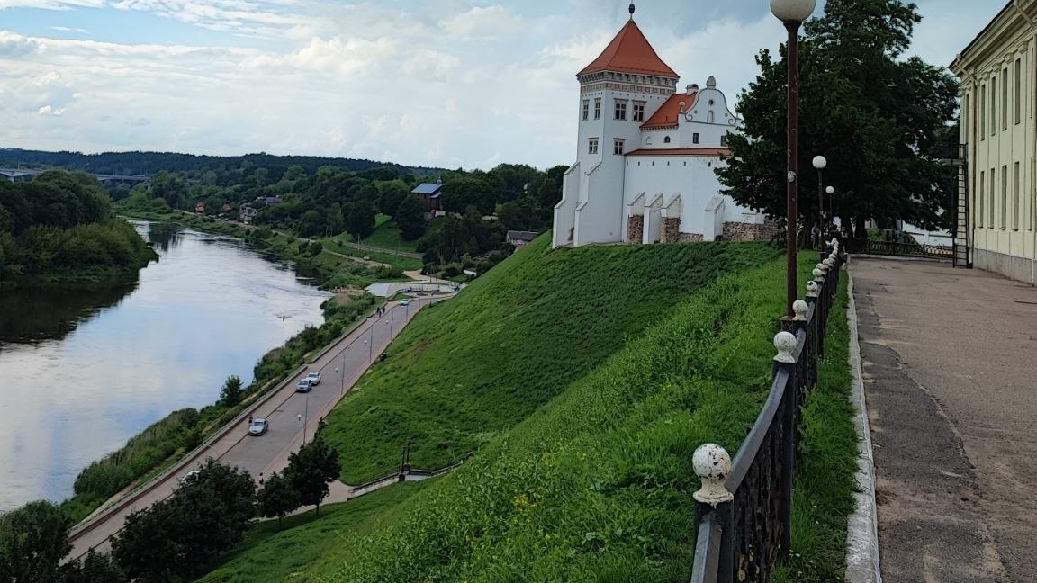 Панорама Гродно с высоты 🏙️ Вид на крыши старого города | Атмосферное видео