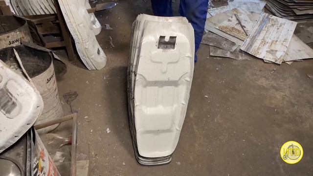 Сиденья для мотоциклов из старых бочек, массовое производство в Пакистане!