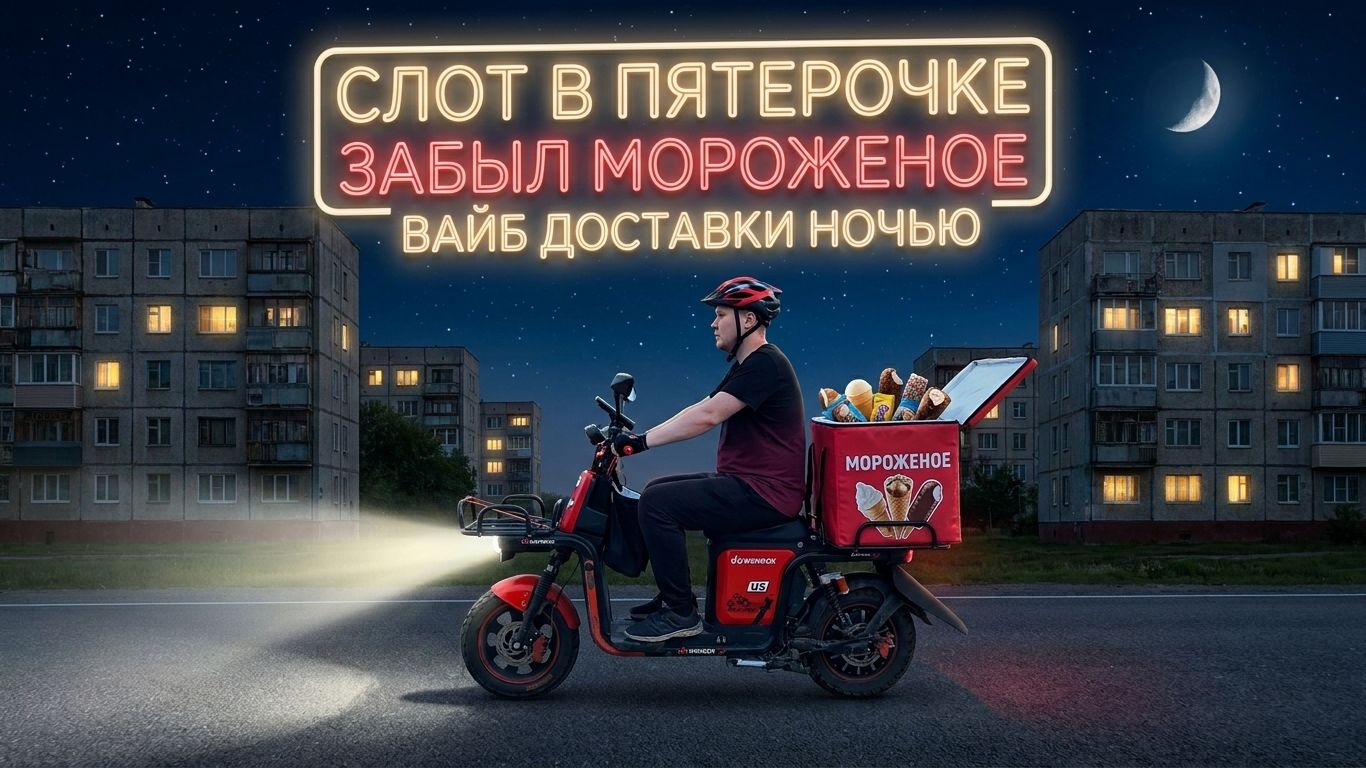 Слот в ПЯТЕРОЧКЕ / На меня РУГАЮТСЯ! / Вайб ночной доставки 【ЖИЗНЬ КУРЬЕРА 164】 #delivery #волгоград