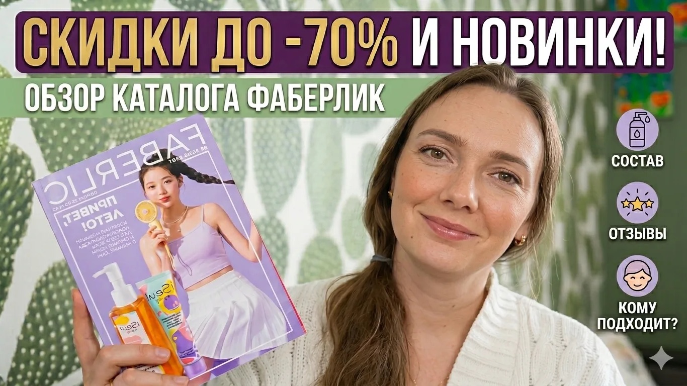 ФАБЕРЛИК КАТАЛОГ 8/2026: СКИДКИ ДО 70%, НОВИНКИ И ЧЕСТНЫЙ РАЗБОР СОСТАВОВ