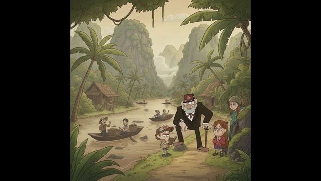 Ford on the Mekong (AI Gravity Falls - Vietnam song) (+16)