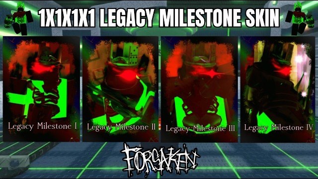 Победа с каждым скином Legacy Milestone 1×1×1×1в | Forsaken