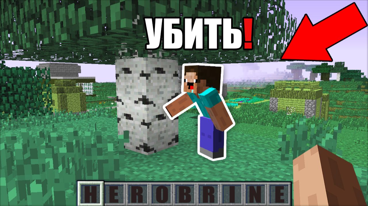 МИР ГЛАЗАМИ ХЕРОБРИНА В МАЙНКРАФТ | Риколит Minecraft