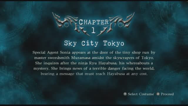 PC Ninja Gaiden Sigma 2 Chapter 1 Sky City Tokyo