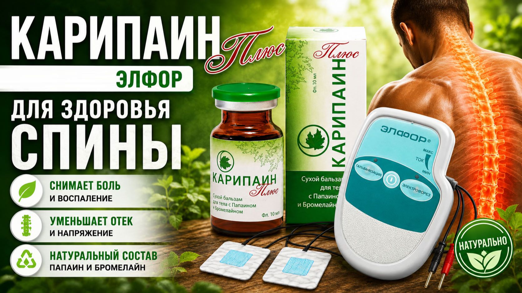 Инструкция: Карипаин плюс сухой бальзам фл. 10 мл (600 ПЕ)