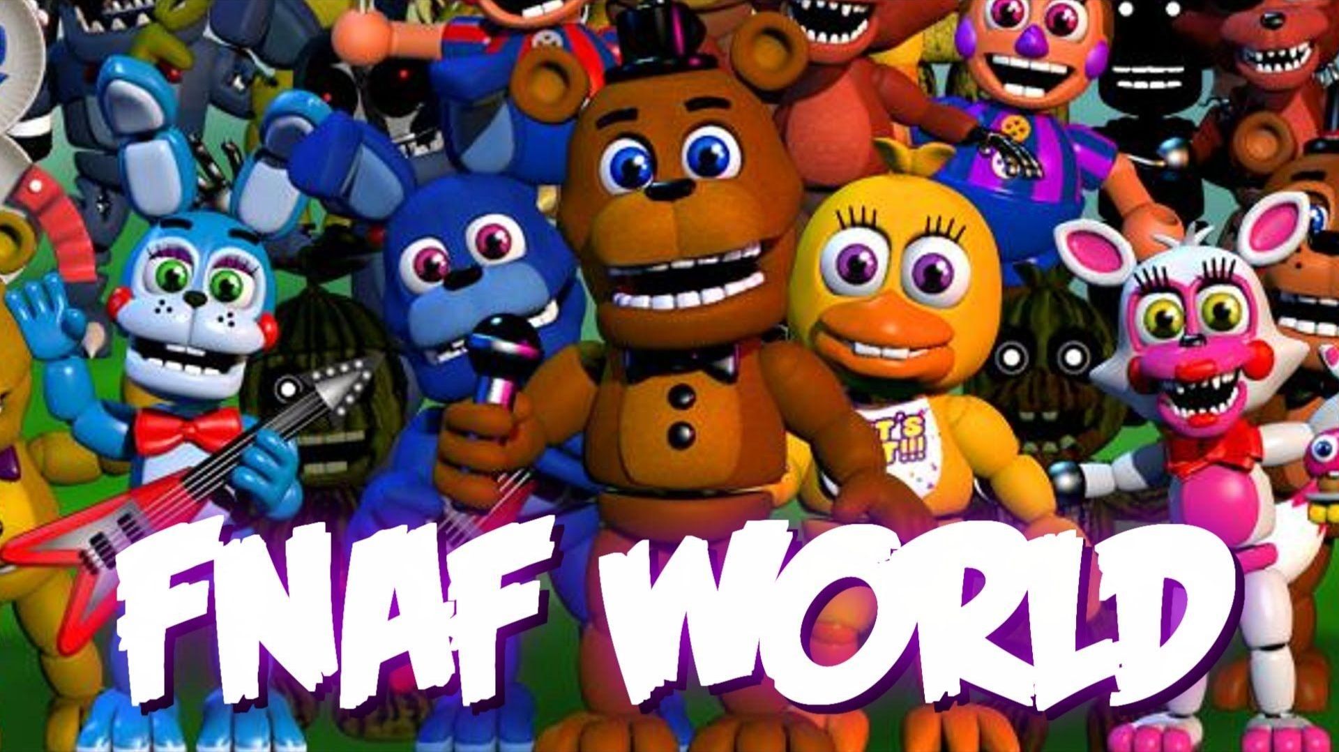 Five Nights at Freddy's World (Прохождение на Стрим) (#1)