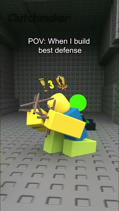 POV: When I build best defense in Survive Zombie Arena 💀
