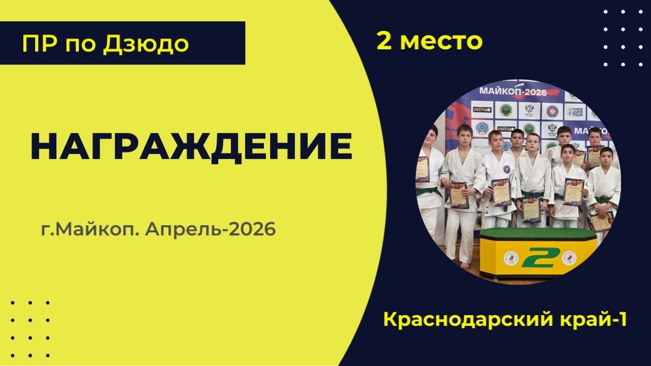 4. Награждение [Апрель 2026]