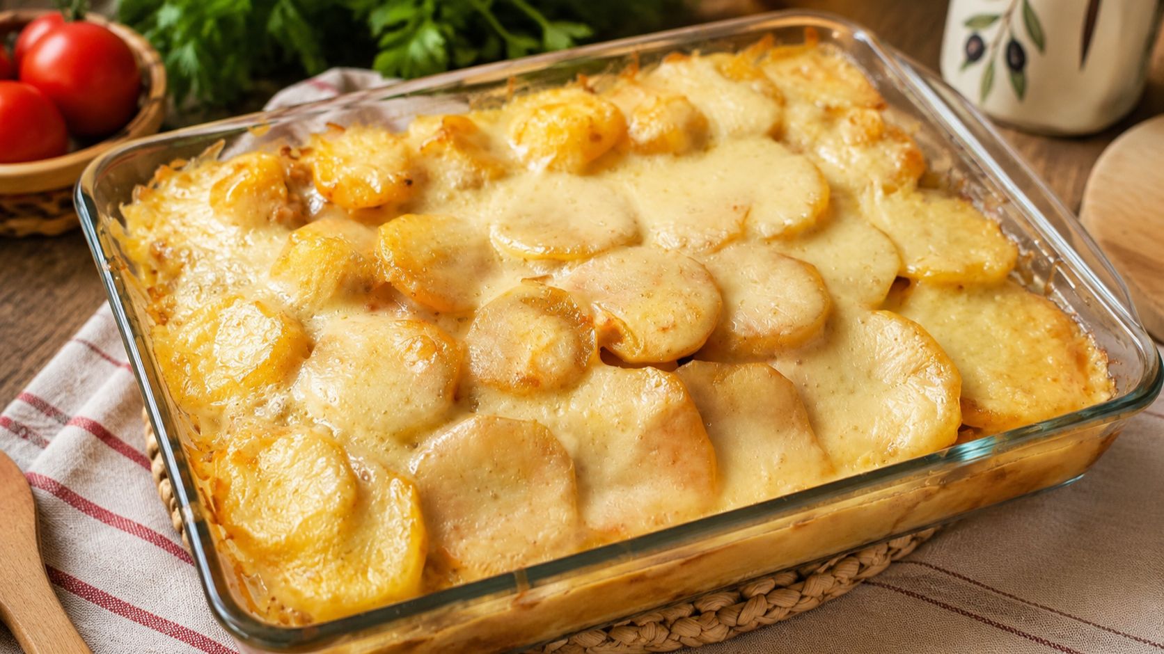 Сочная картофельная запеканка с индейкой и аппетитной сырной корочкой