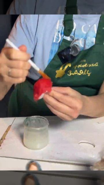 Ватная игрушка в деталях: мухомор