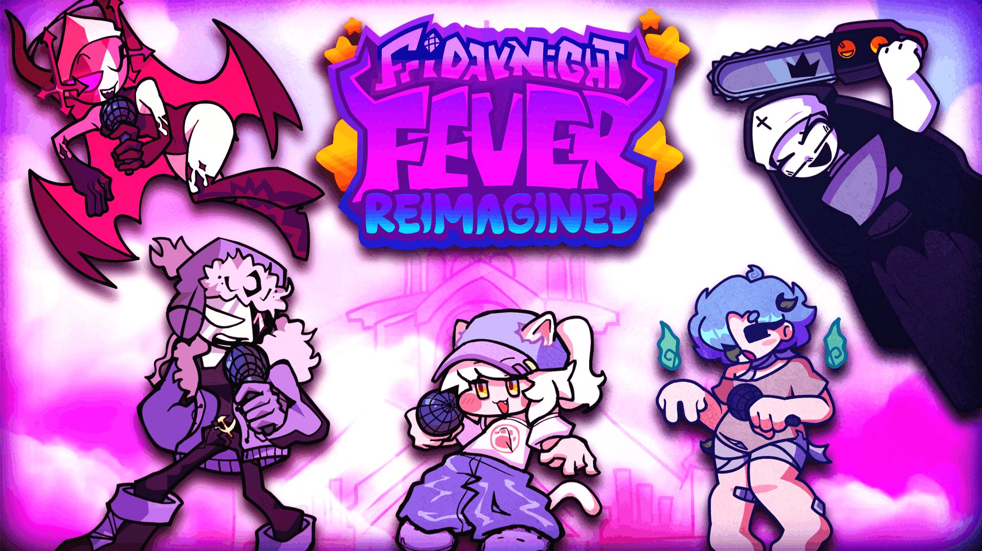 † Шикарные моды FNF ✝️ Fever: Reimagined ✝️ Mid-Fight Masses: Repented ✝️ Thursday Night Trickcal †