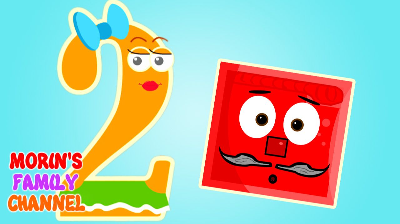 Изучаем цифру 2 || ДВА || Развивающие мультики для детей 0-5 лет.