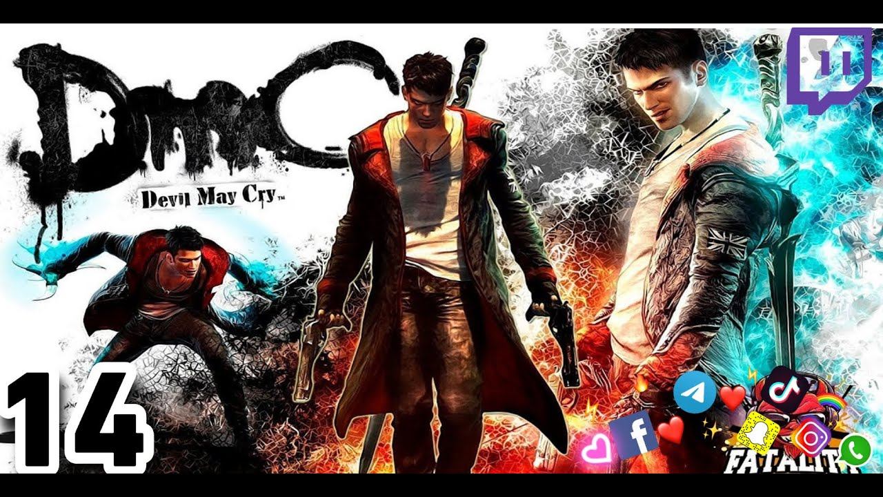 прохождение игры DmC Devil May Cry 1 сезон 14 босс  серий МИССИЯ последеный танец  лилит