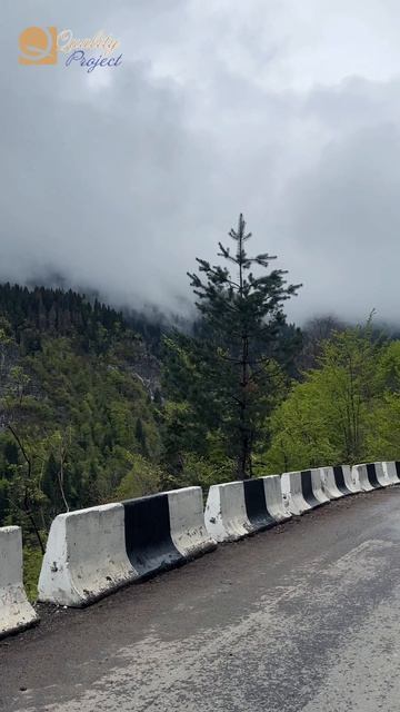 Дорога на курорт Саирме