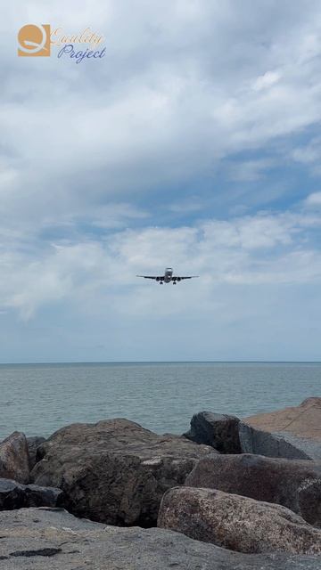 Посадка самолета в Батуми