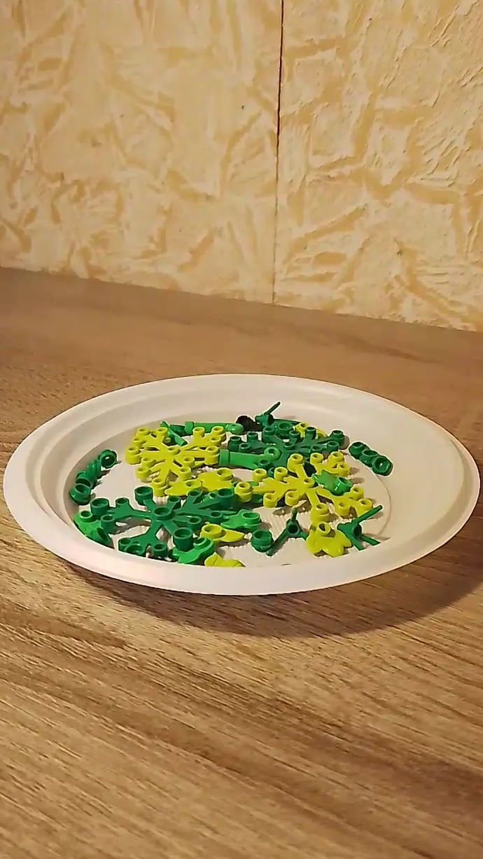 ГОТОВЛЮ lego САЛАТ С МАСЛОМ