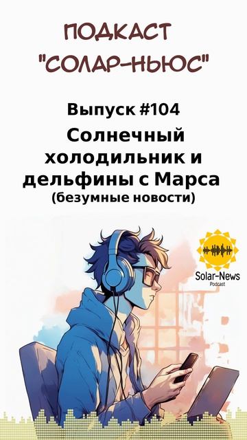 Солар Ньюс 104 Шорт #солнечнаяэнергетика #соларньюс #виэ #наука #новости