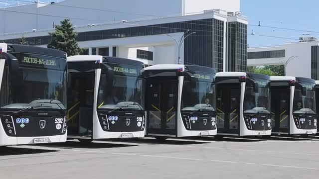 В Ростове-на-Дону на маршруты выходят 90 современных автобусов производства ПАО «КАМАЗ»