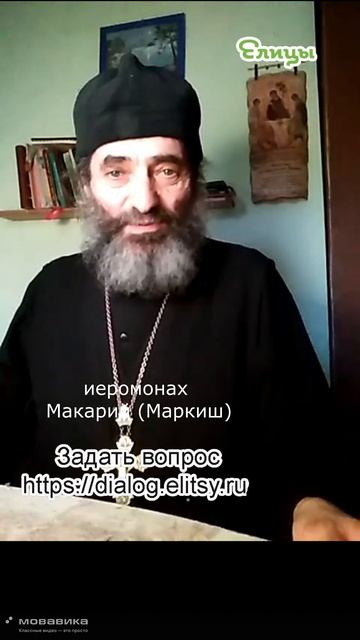 Вселяется Св. Дух. Иеромонах Макарий (Маркиш) #shorts #makarimark