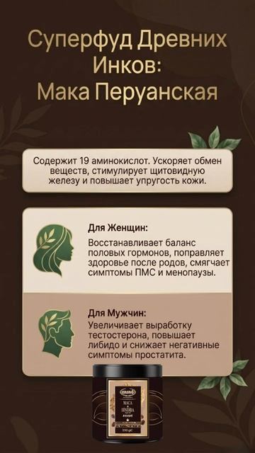 Кофе с макой перуанской и цикорием