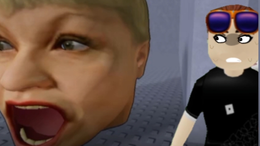 😨Побег от Злой головы в Roblox!😨