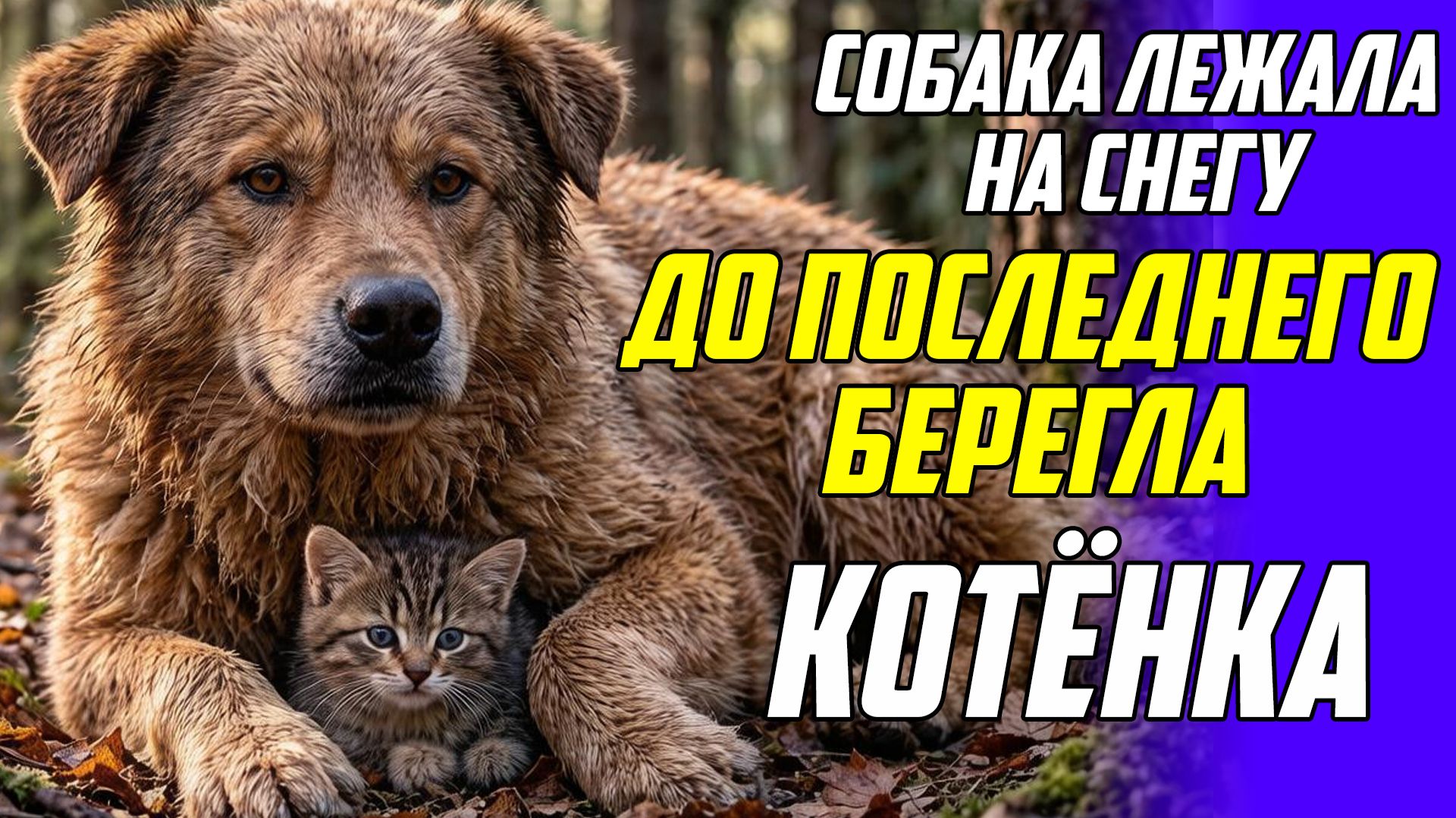История из жизни! До последнего дыхания она грела и защищала котёнка! Аудио рассказы