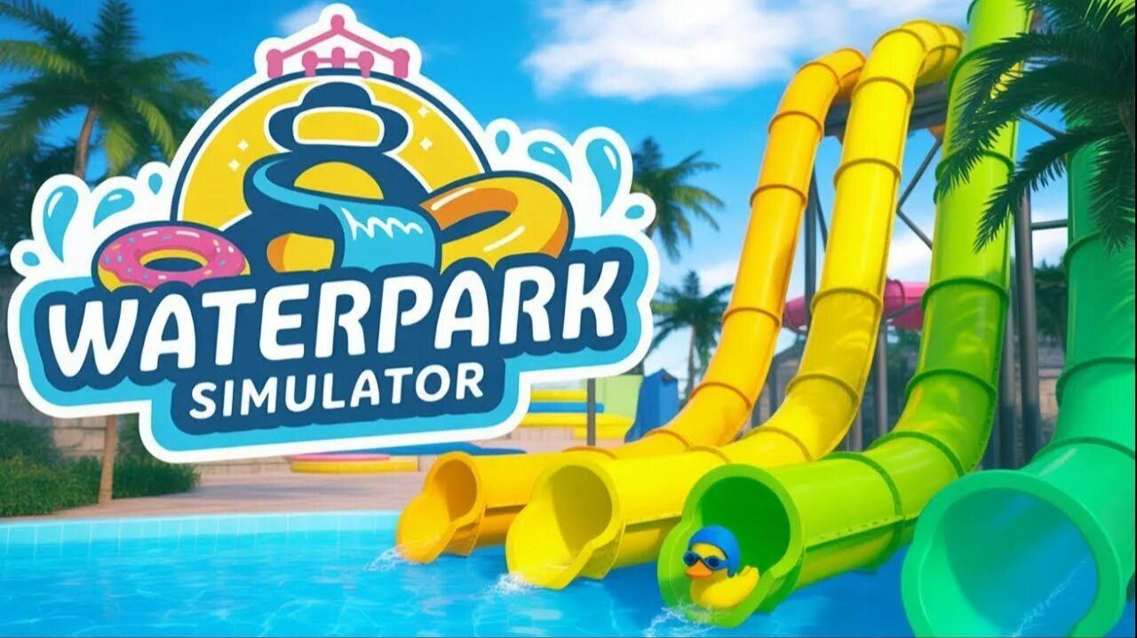 WATERPARK SIMULATOR💦 . СТРОЮ ПЕРВЫЕ АТТРАКЦИОНЫ 🎢 И 1  ЗВЕЗДА 🌟