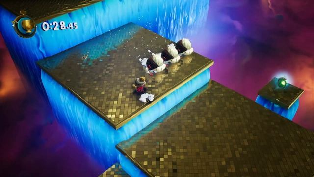 PS5 Прохождение Сэкбой большое приключение "Испытание вязанного рыцаря"