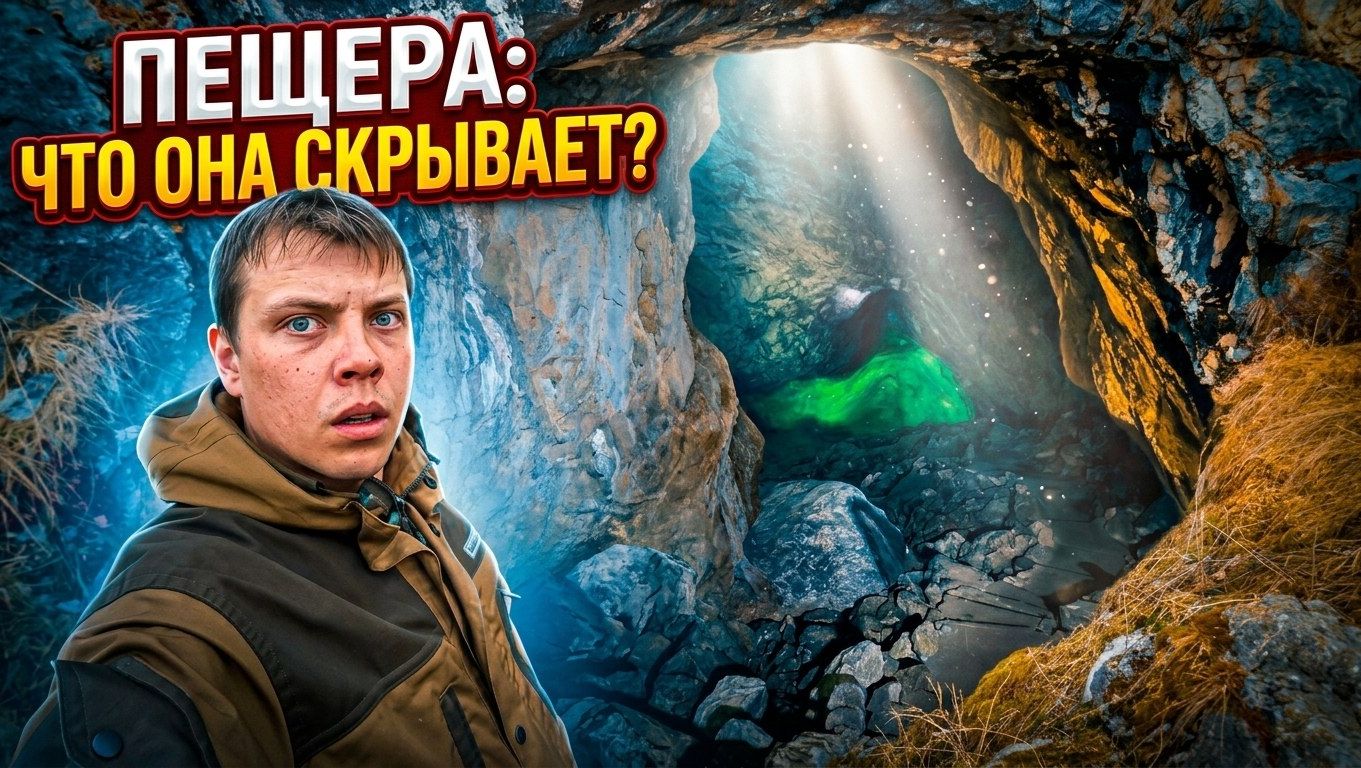 Пещера Величественная Хакасия ! Спуск в пещеру ! Огромная пещера !