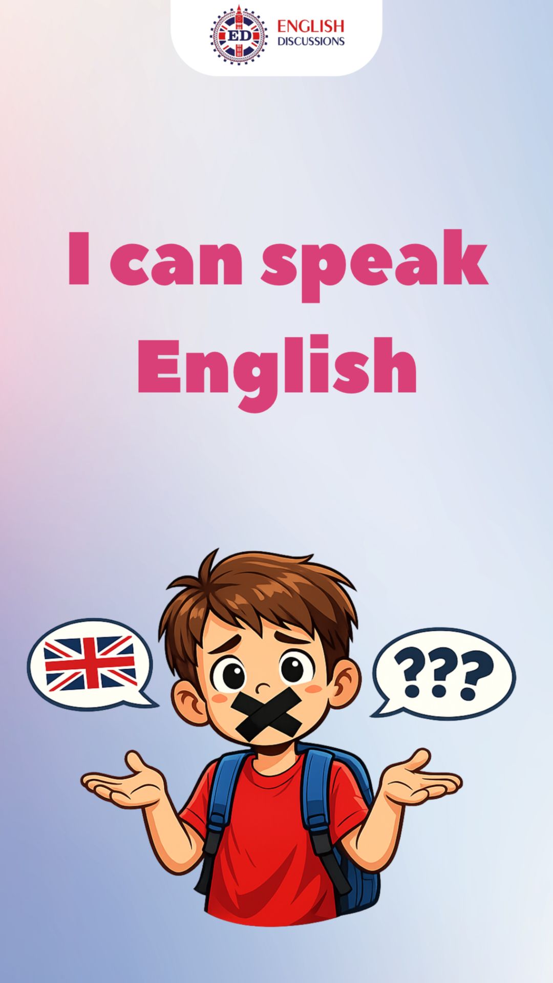 I can speak English😎 Школа английского языка English Discussions