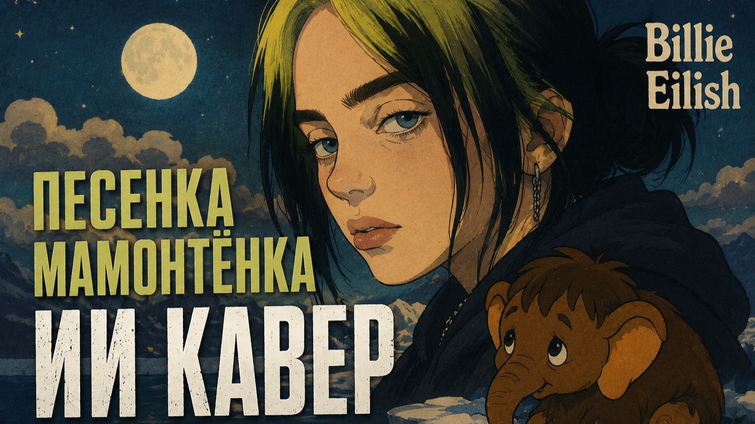 Billie Eilish — «Песенка мамонтёнка» (ИИ кавер) 🦣