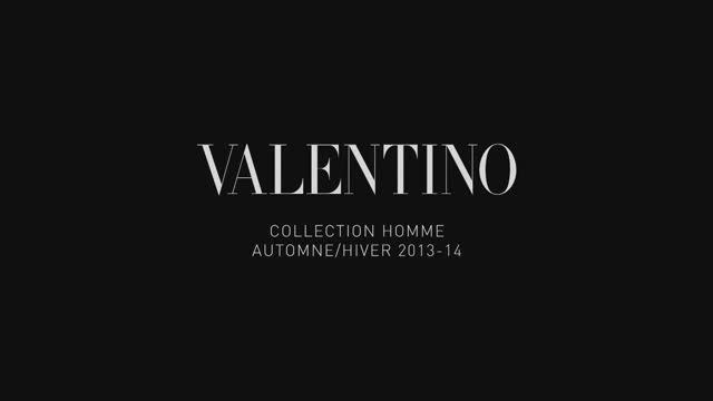 Показ мужской коллекции Valentino осень-зима 2013-2014