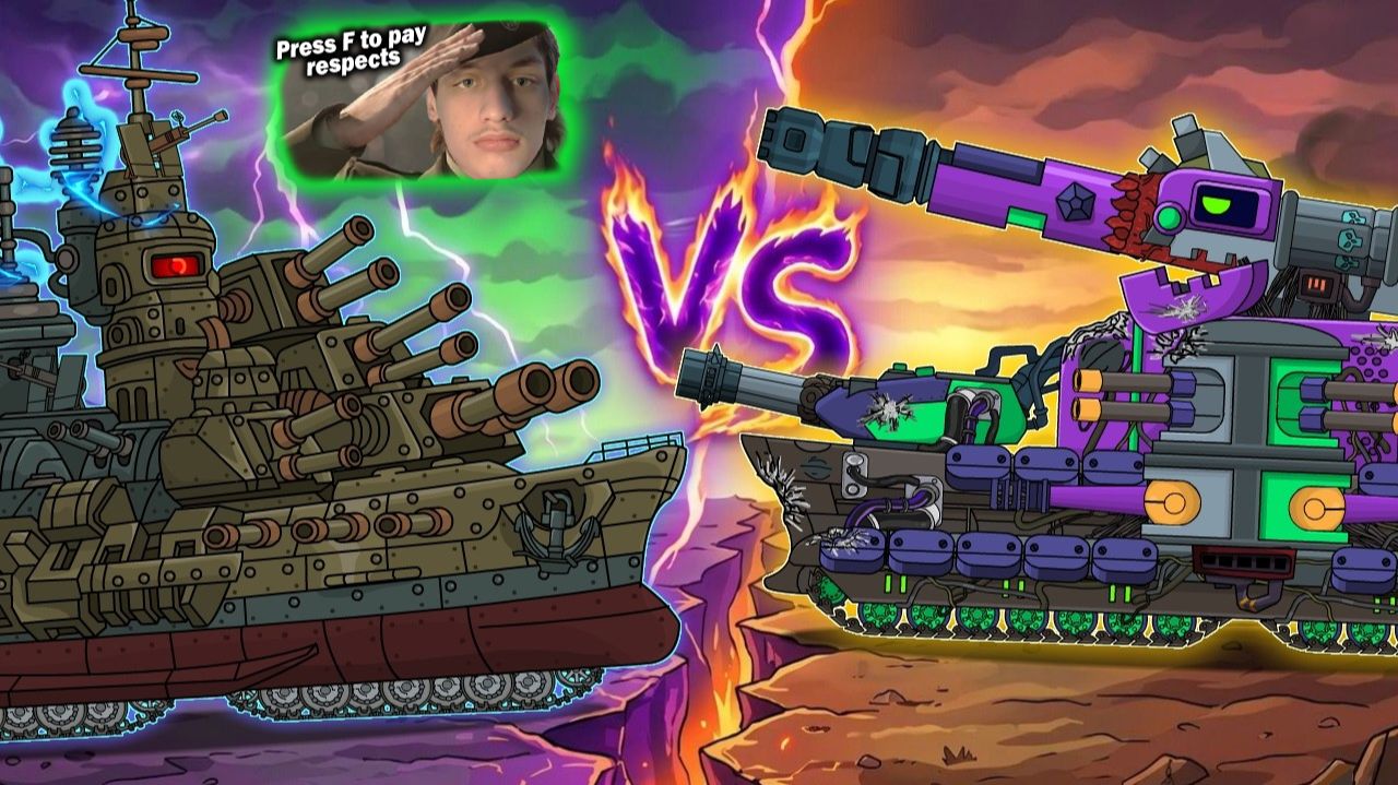 СУХОПУТНЫЙ КРЕЙСЕР vs БИСМАРКА - Реакция на HomeAnimations - Мультики про Танки Геранд Анимация ! ?