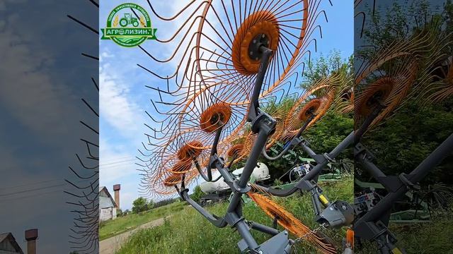 Грабли колесно-пальцевые "H90V10С" от завода "Навигатор-НМ"