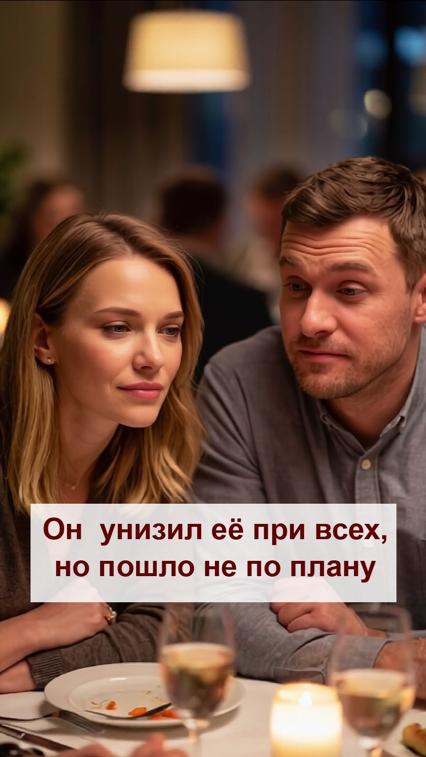 Он унизил её при всех, но пошло не по плану