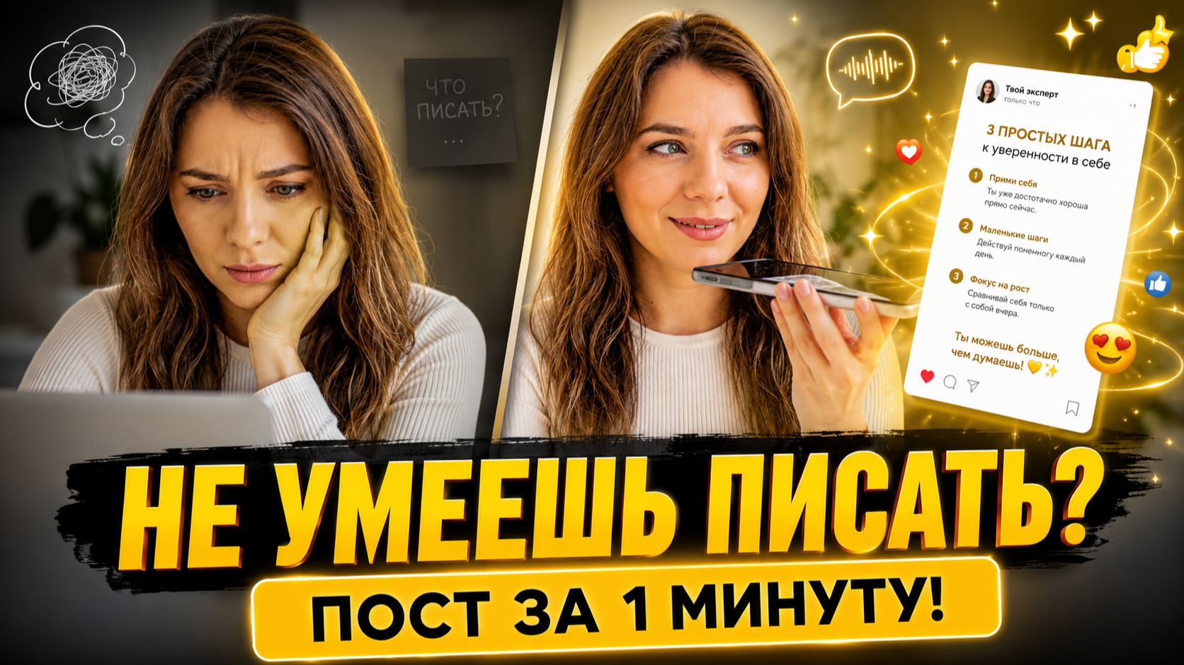 Как писать крутые посты, если ты не писатель