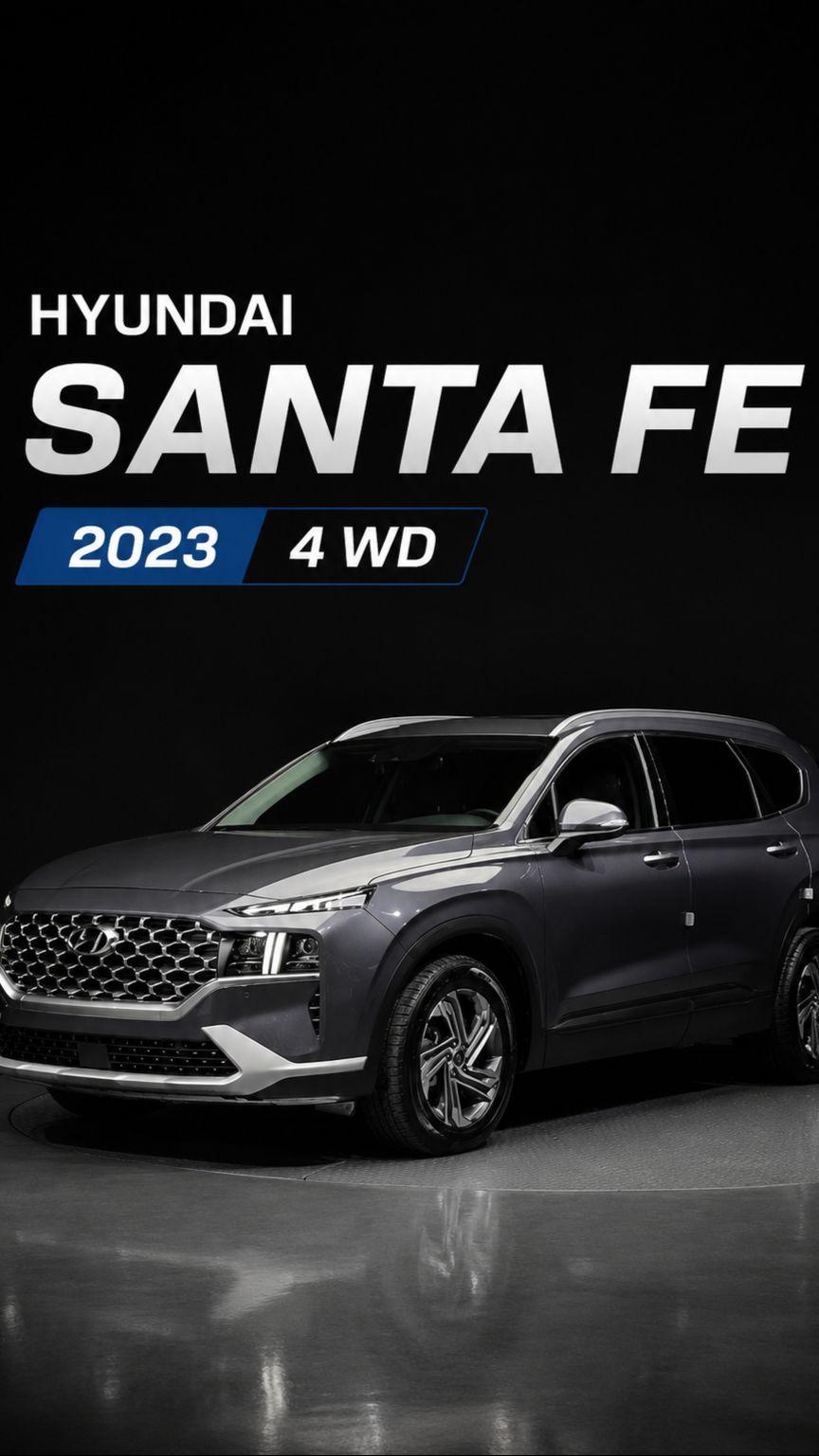 Hyundai  Santa Fe 2023 из Кореи в Беларусь | 2.2 Diesel | 4WD | Prestige | 62 856 км