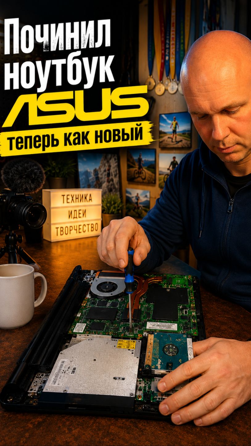 Починил ноутбук ASUS — теперь как новый!