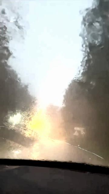 В Москве прошел дождь с грозой