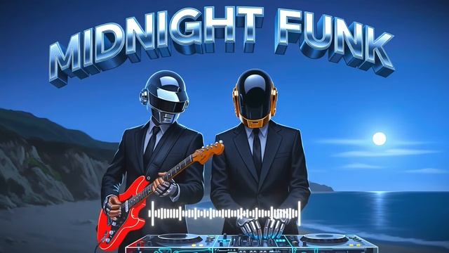 🎧 Daft Punk Inspired Midnight Funk – California Moonlit Beach Session ✨