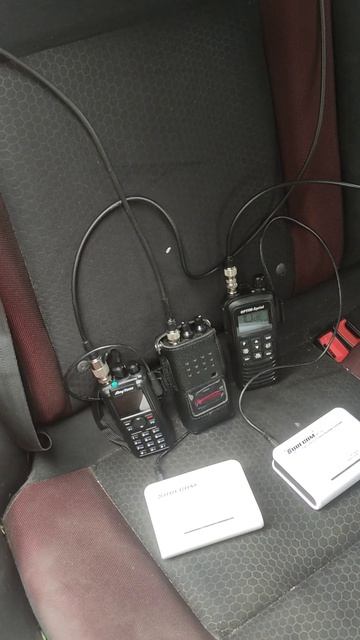 часть теста работы #cb и #vhf раций в лесу. Midland CB-272, Optim-Sprint, Штурман-230М3 vs Anytone1