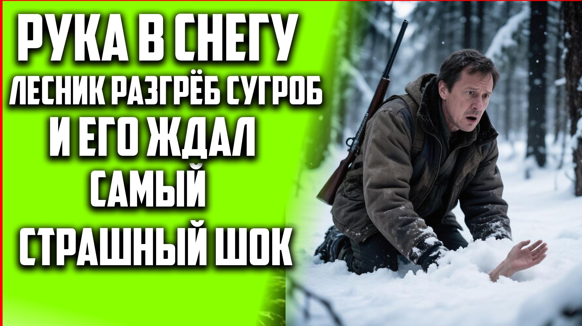 Истории из жизни! Лесник увидел руку, торчащую из-под снега…  Истории из жизни людей