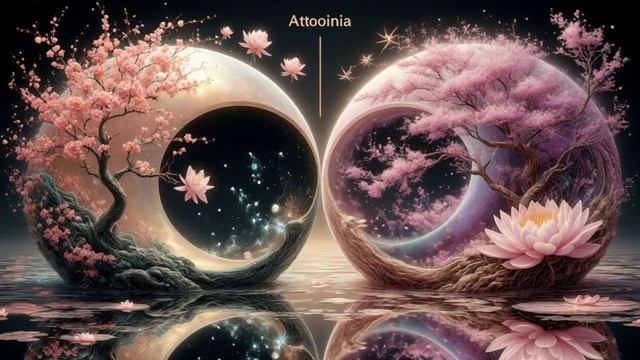 Инь и Ян: Sci‑Fi медитация | Волшебное сияние, алмазная пыль и космические переливы
