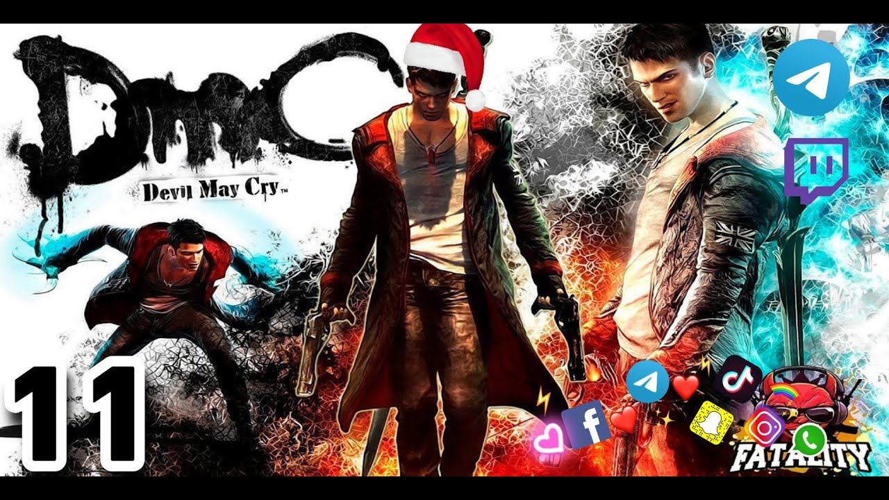 прохождение игры DmC Devil May Cry 1 сезон 11 серий МИССИЯ орден хаоса — сделано в Clipchamp