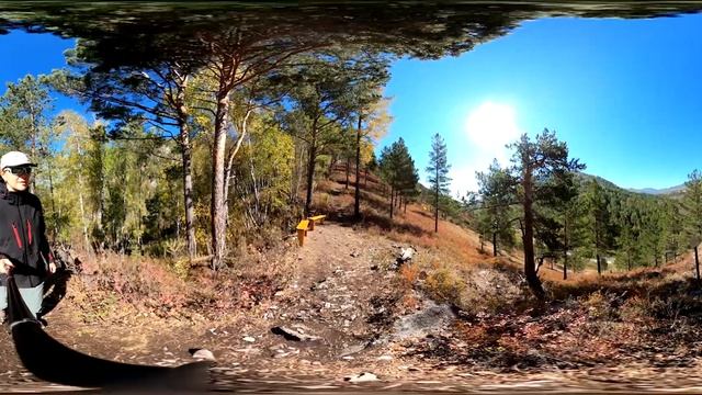 Прогулка по тропе к гроту Махам в формате 360°
