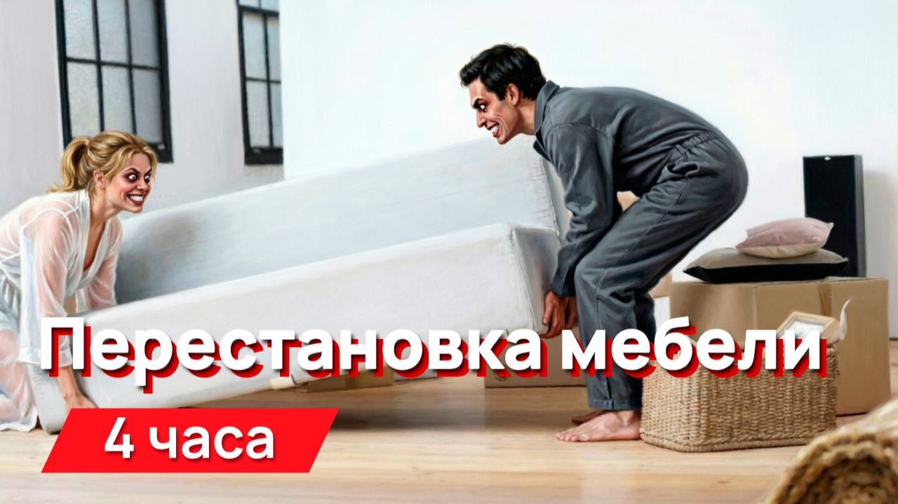 Звуки для соседей - Перестановка мебели с промежутками