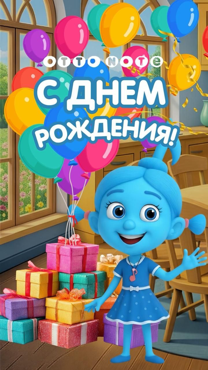 Музыкальный мультфильм для детей | Песня про день рождения 🎉