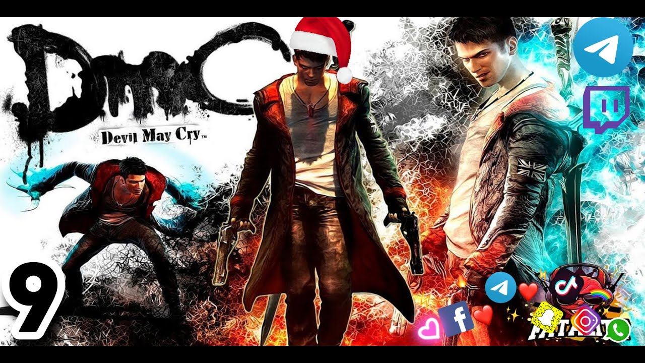прохождение игры DmC Devil May Cry 1 сезон 9  серий МИССИЯ Дьявол внтури — сделано в Clipchamp