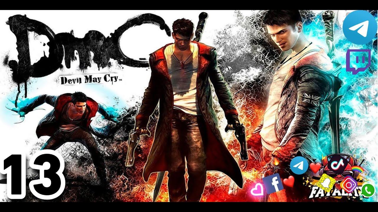 прохождение игры DmC Devil May Cry 1 сезон 13 серий МИССИЯ дьявольское увелечение